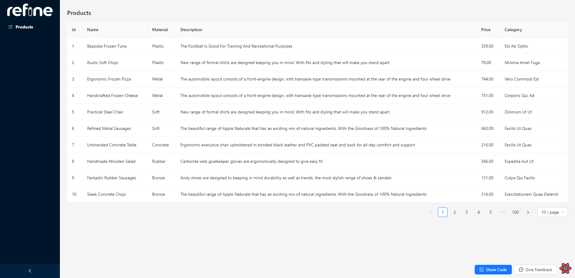 refine vs Blitz.js | Refine