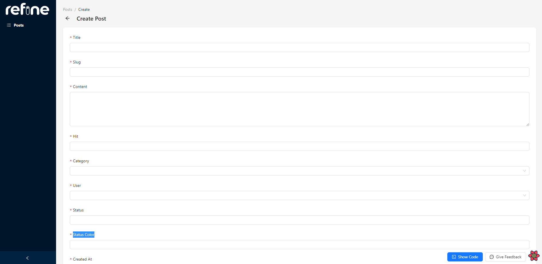 refine vs Blitz.js | Refine