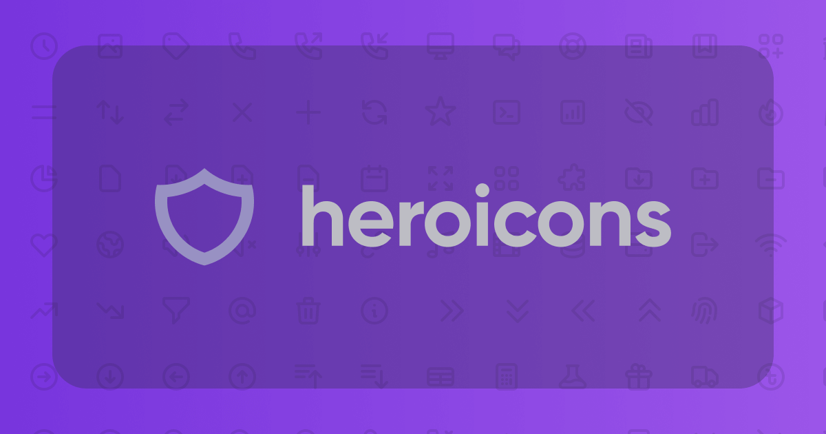 Using Heroicons with TailwindCSS | Refine